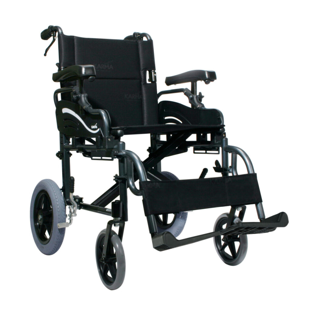 Karma Transit 2 Wheelchair with Folding Backrest - ASTEC